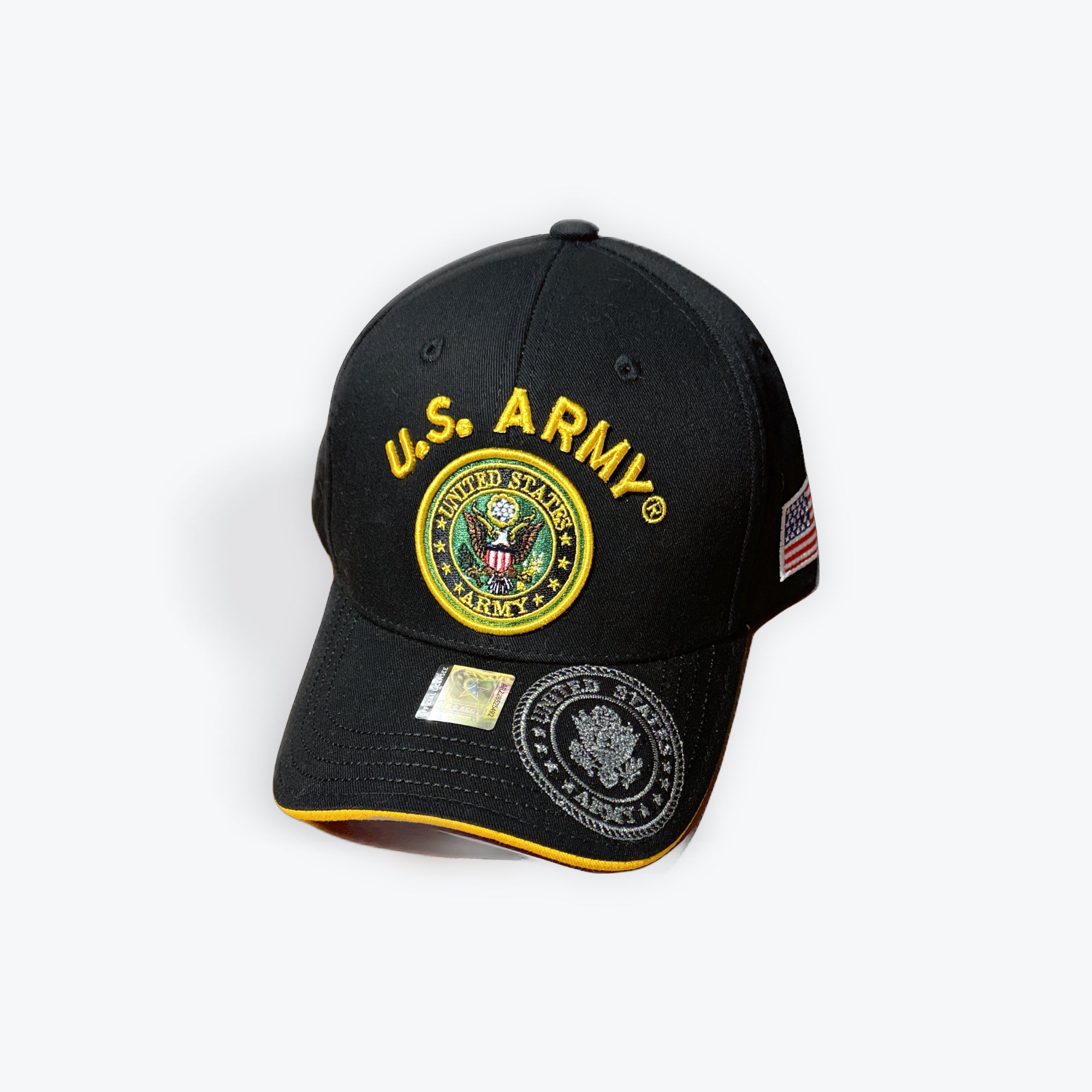 US ARMY with seal flag on side | Mike's Military Hats